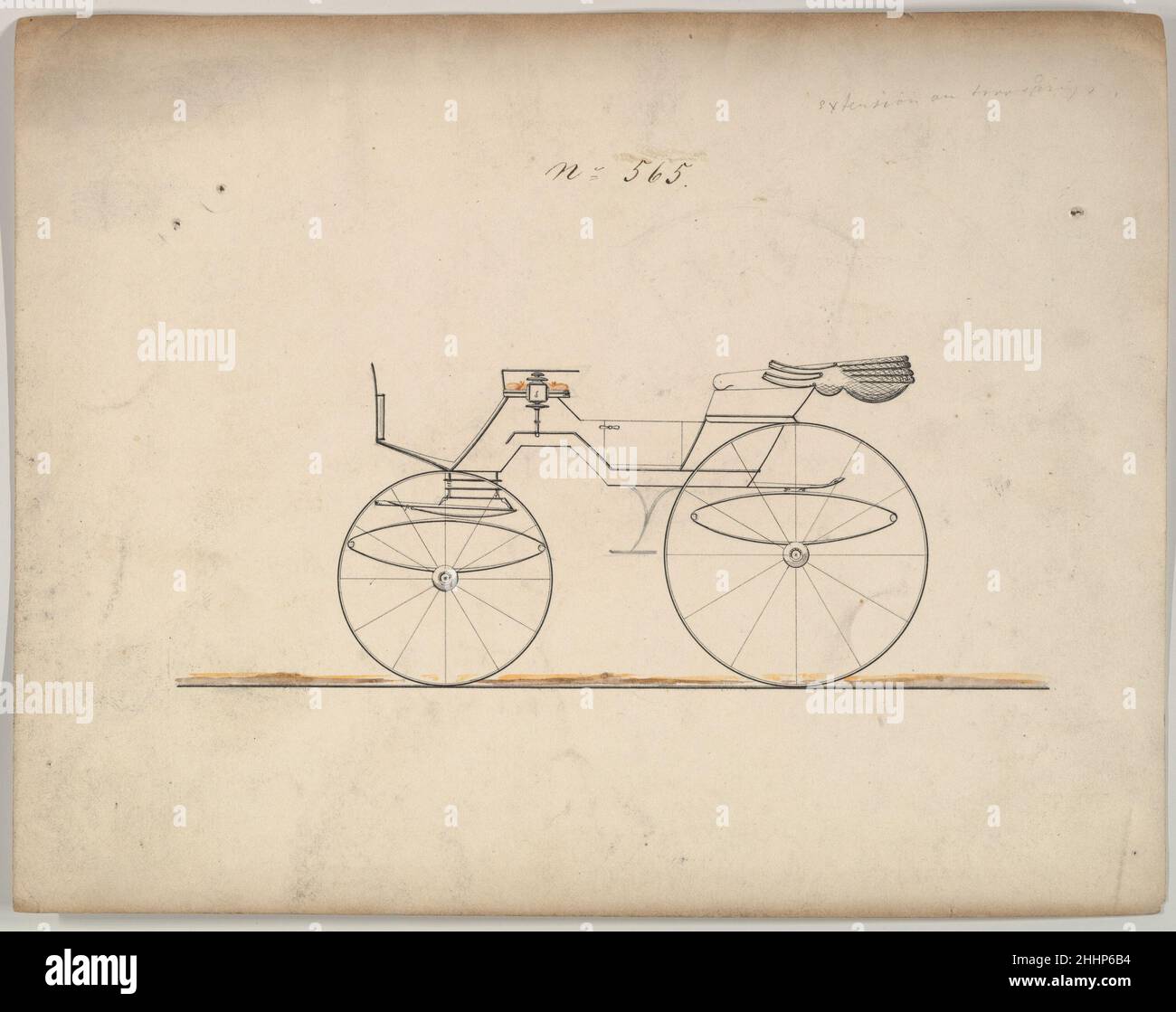 Design for Phaeton, no. 565 1850–74 Brewster & Co. American Brewster ...