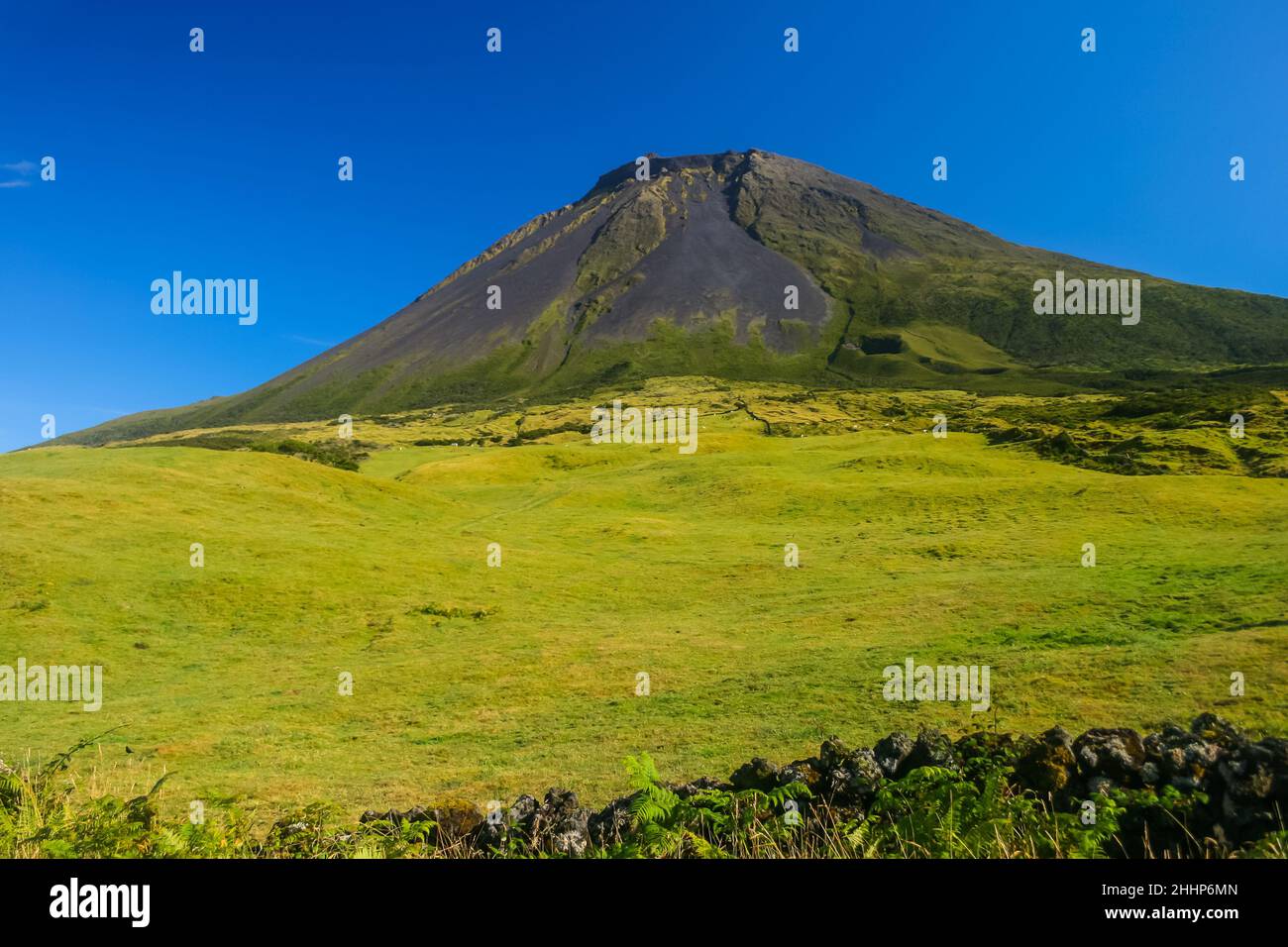 Pico mountain in Pico island, Azores Stock Photo - Alamy