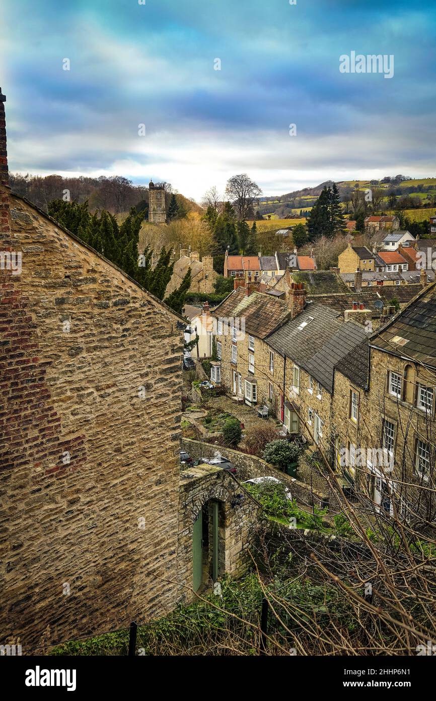 Culloden tower Richmond north Yorkshire Stock Photo - Alamy