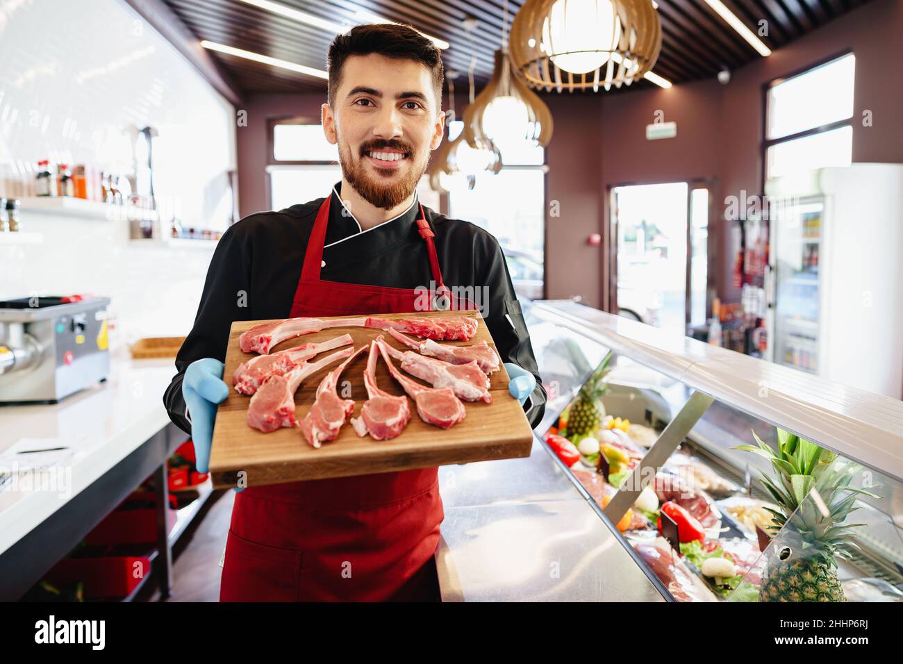 Butchering lamb hi-res stock photography and images - Alamy