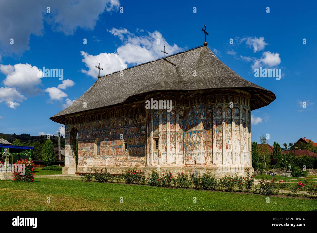 The monastery of Humor in Romania Stock Photo - Alamy
