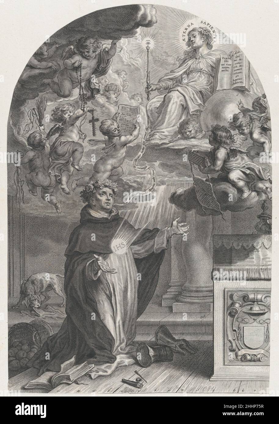 The Blessed Henry Suso Kneeling before Eternal Wisdom before 1650 ...