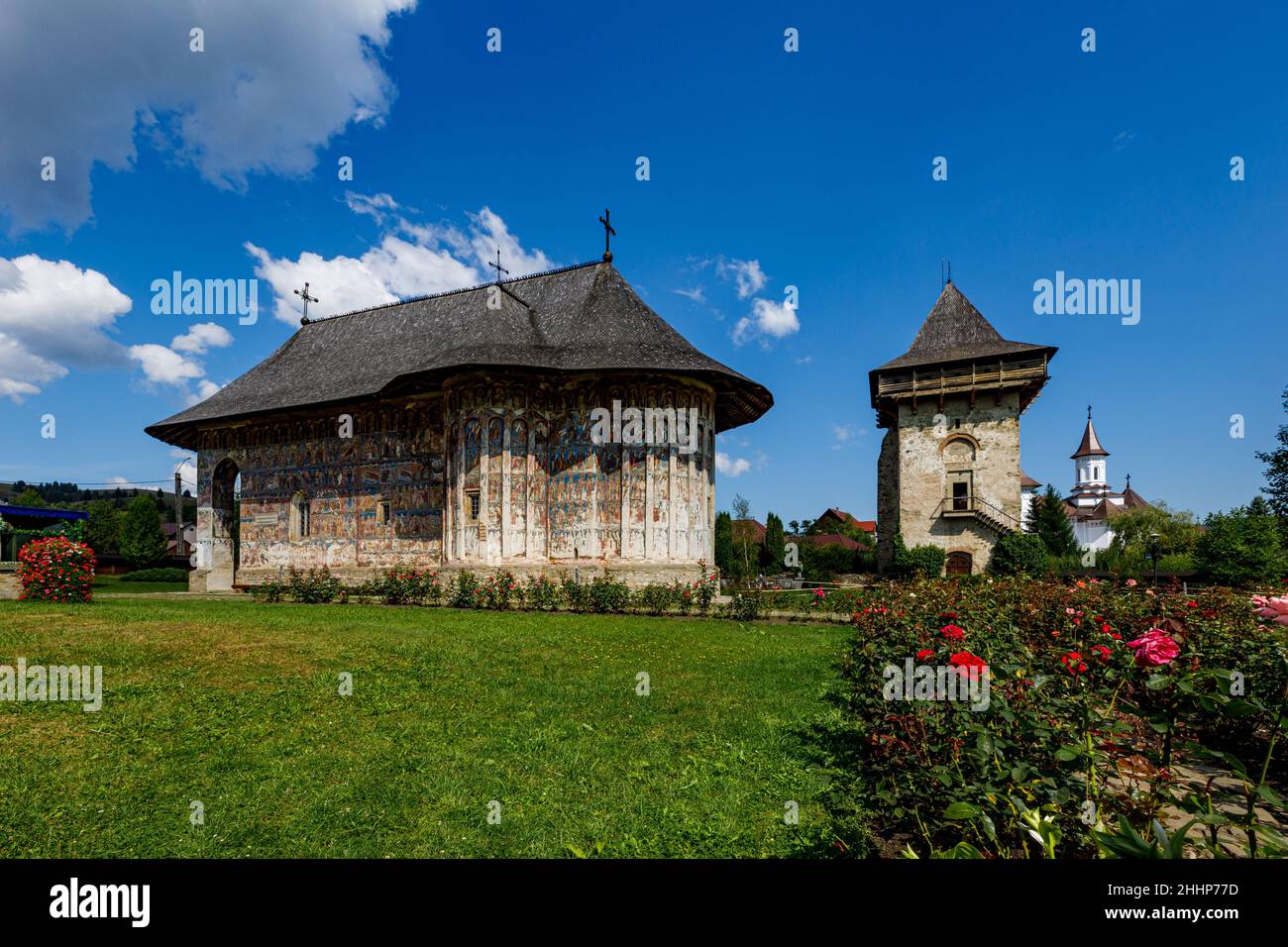 The monastery of Humor in Romania Stock Photo - Alamy