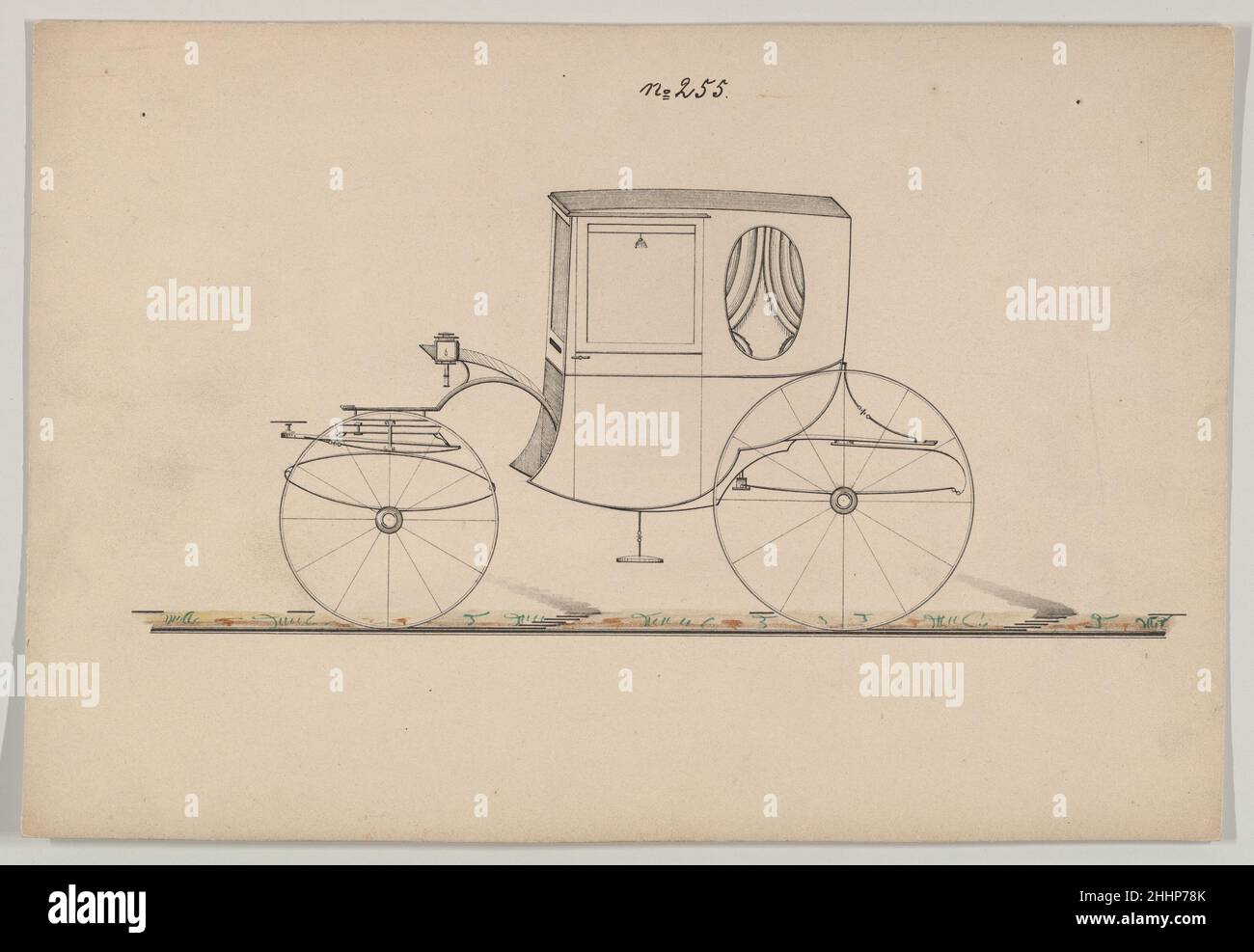 Design for Brett, no. 255 ca. 1860 Brewster & Co. American Brewster ...
