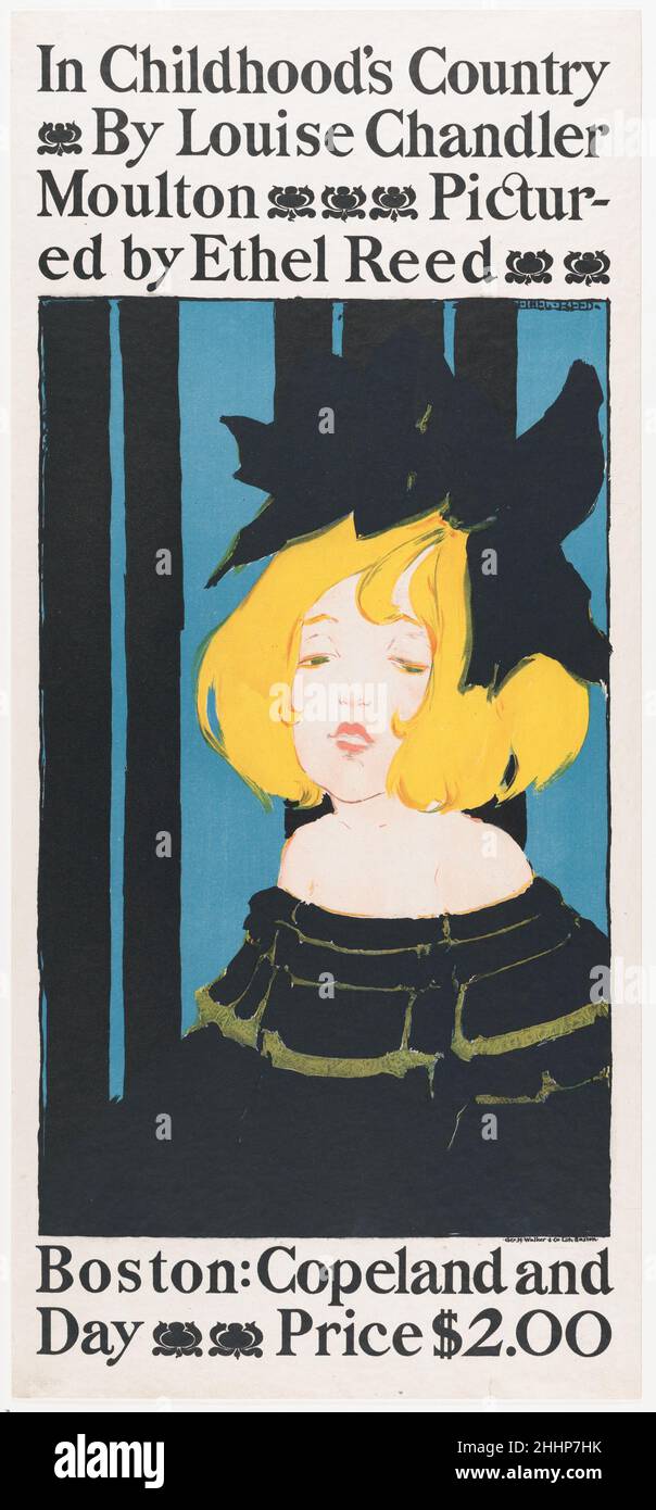 In Childhood's Country 1896 Ethel Reed American. In Childhood's Country ...