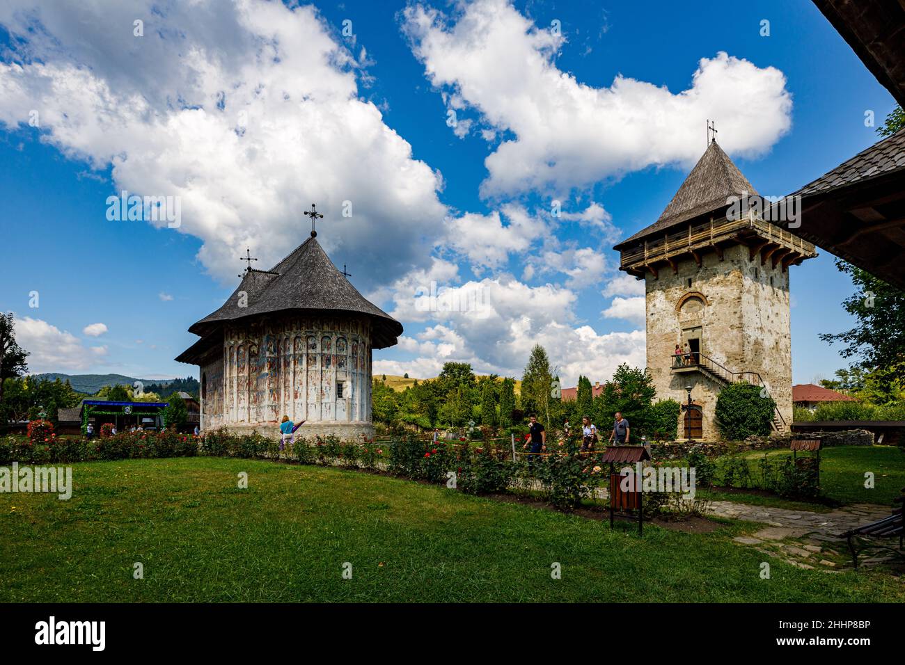The monastery of Humor in Romania Stock Photo - Alamy