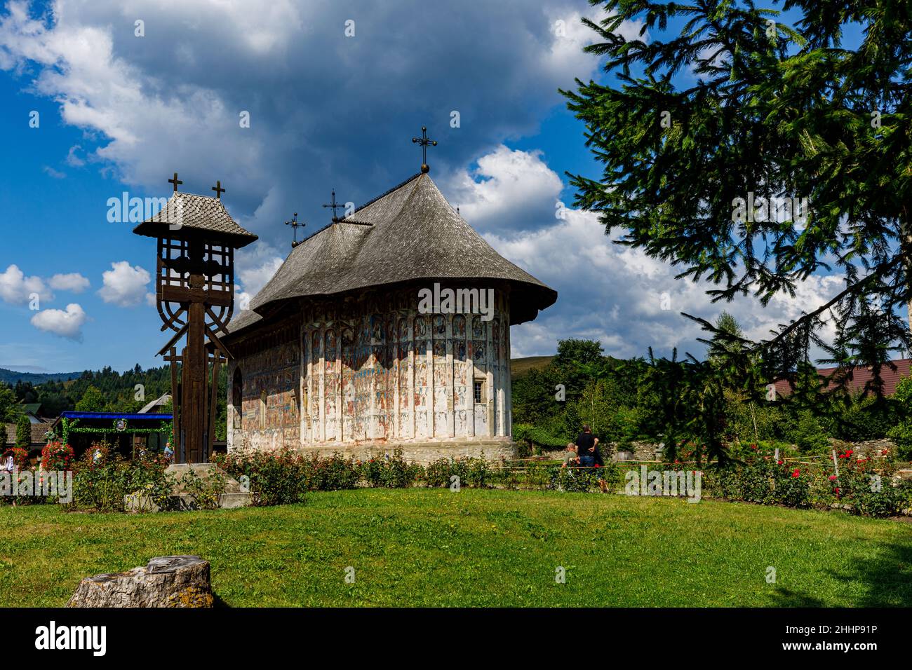 The monastery of Humor in Romania Stock Photo - Alamy