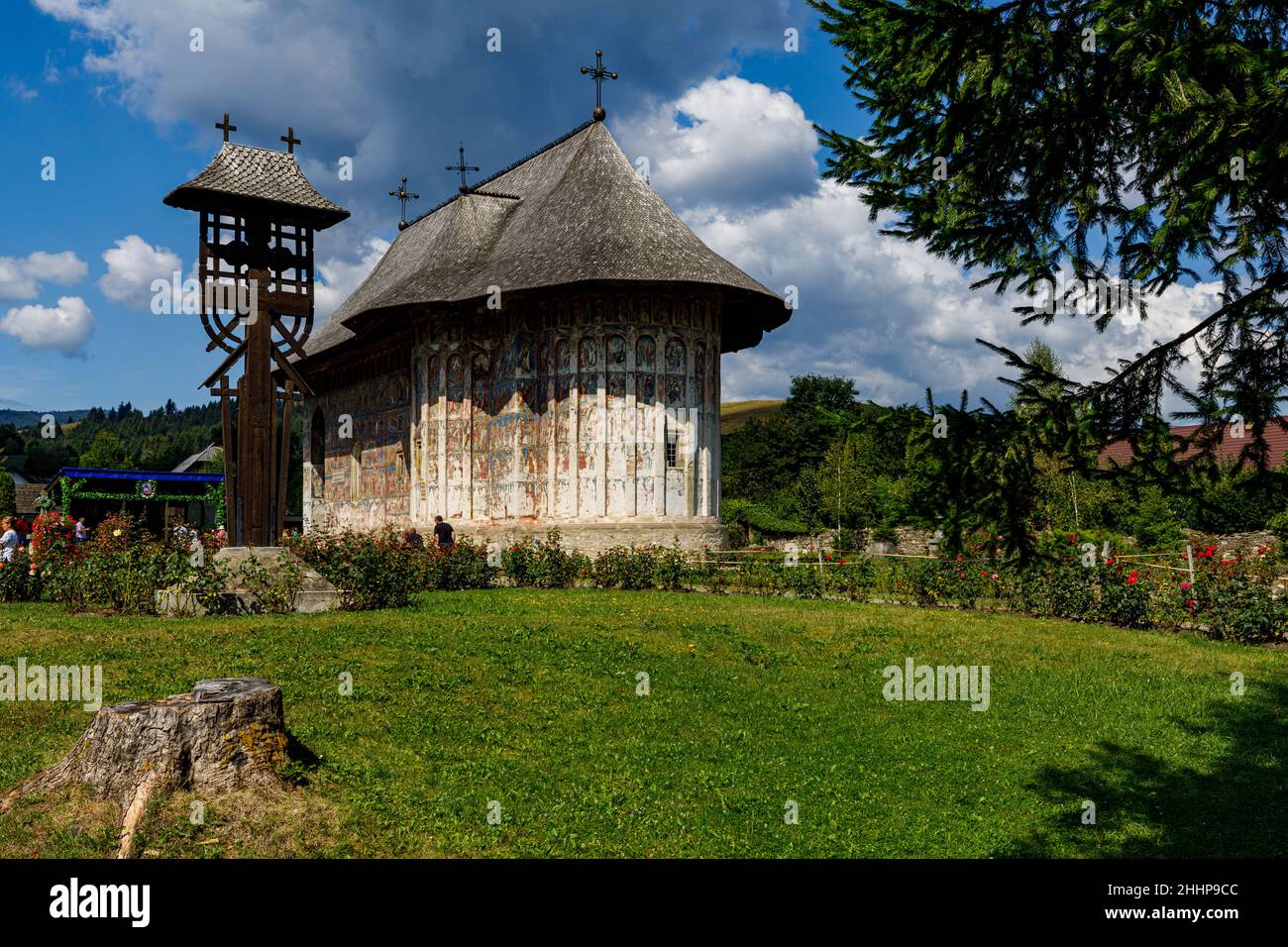 The monastery of Humor in Romania Stock Photo - Alamy
