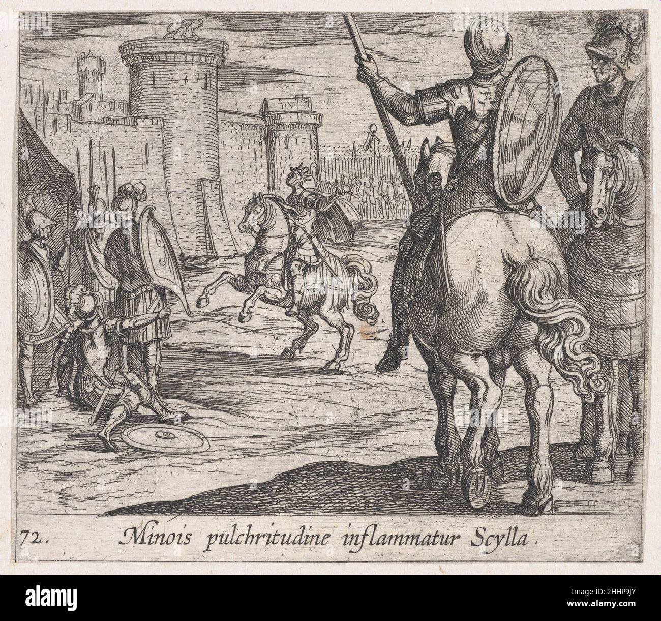 Plate 72: Scylla Watching Minos from the Castle Walls (Minois ...
