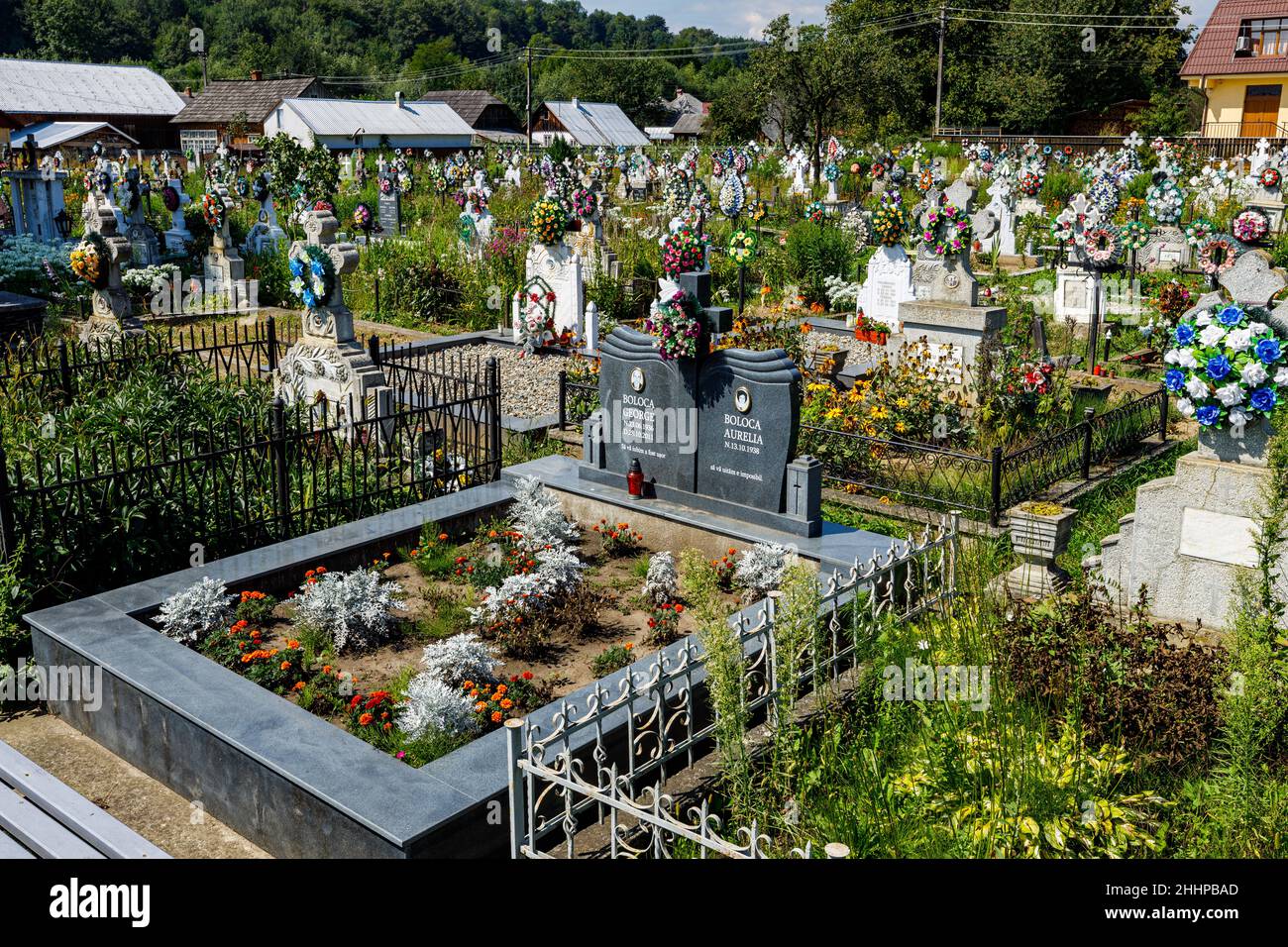 A village cemetery in the Bucovina in Romania Stock Photo - Alamy
