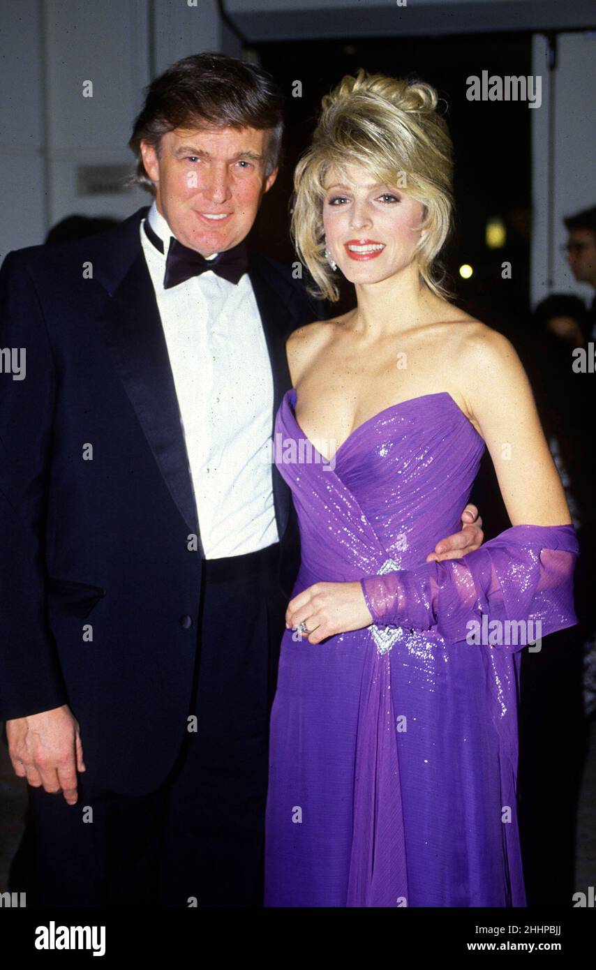 Donald Trump with Marla Maples at the Soap Opera Digest Awards at the ...