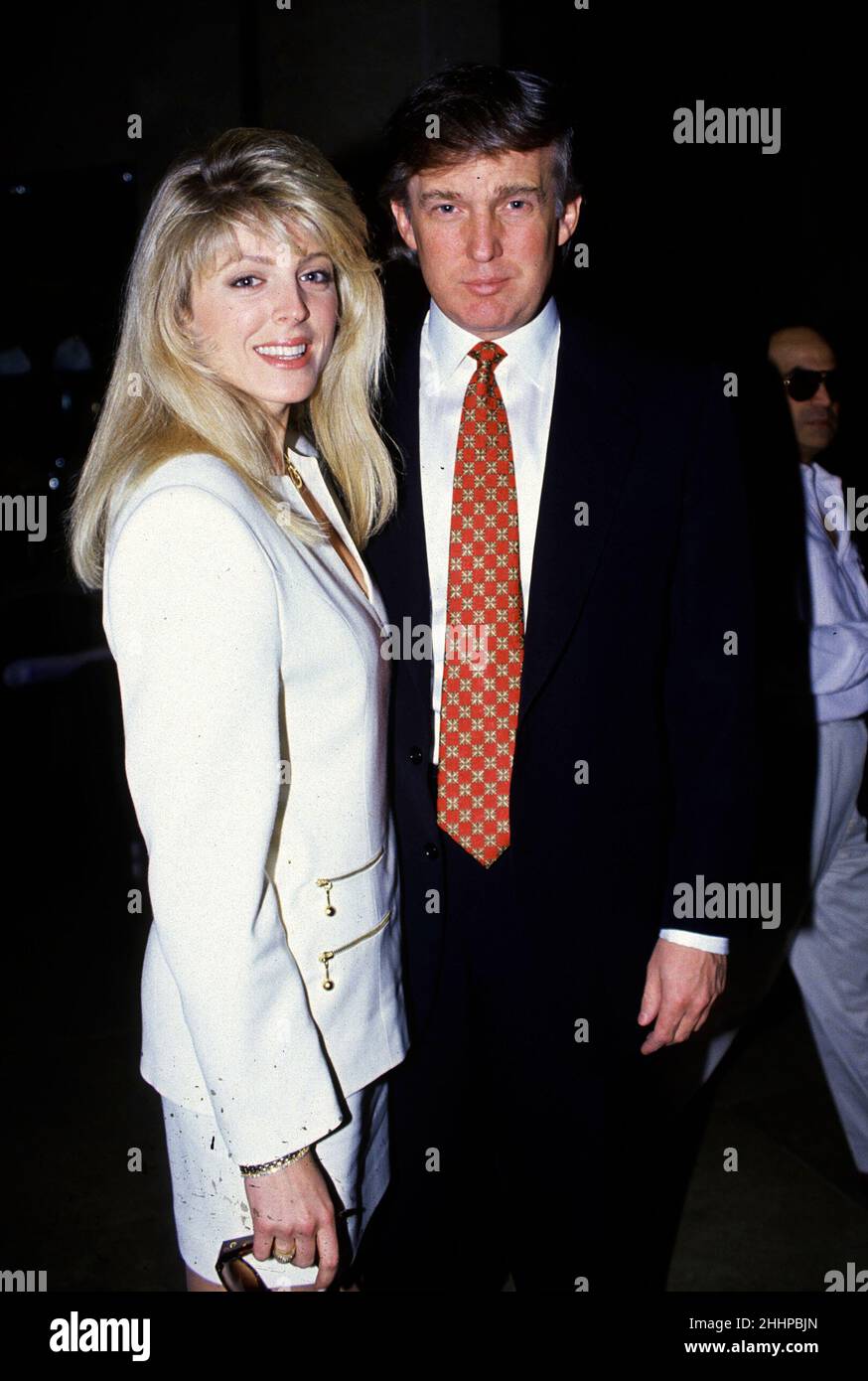 BEVERLY HILLS, CA - JANUARY 10: Donald Trump and Marla Maples attend ...
