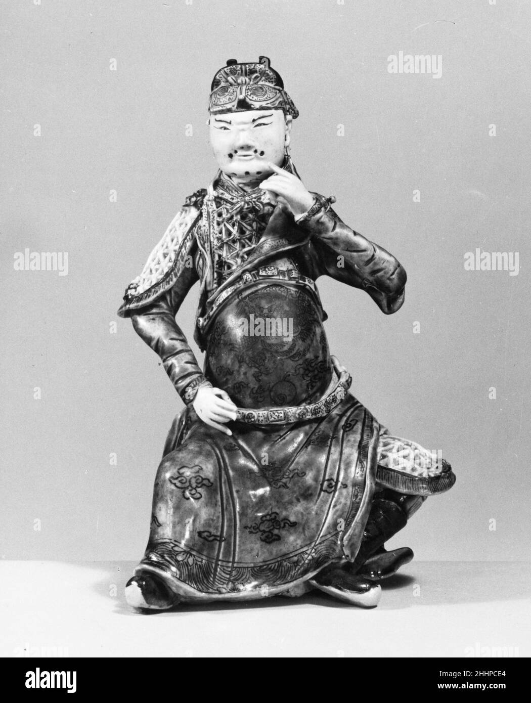 Figure of Guan Yu, a guardian deity 19th century China. Figure of Guan ...