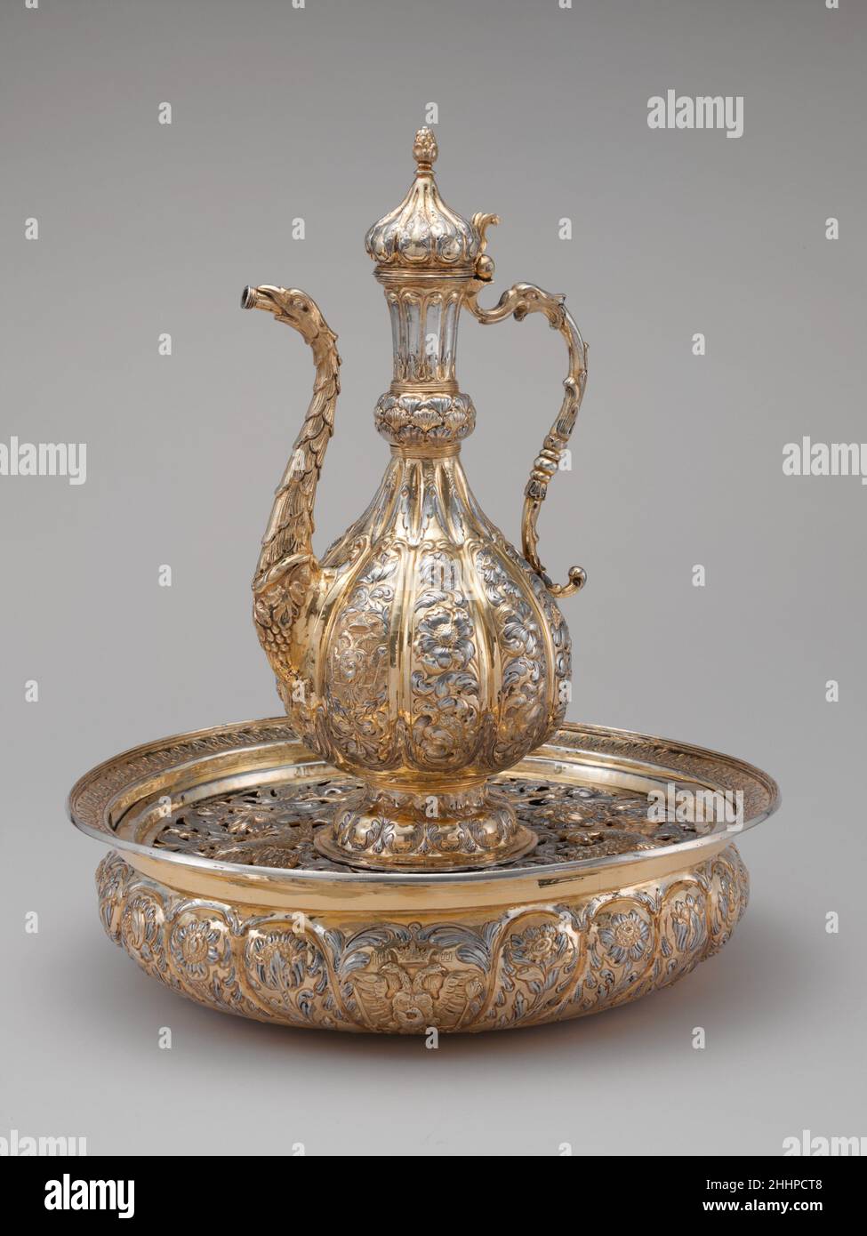 Ewer and basin (lavabo set) ca. 1680–85 Probably made at Chisinau Court ...