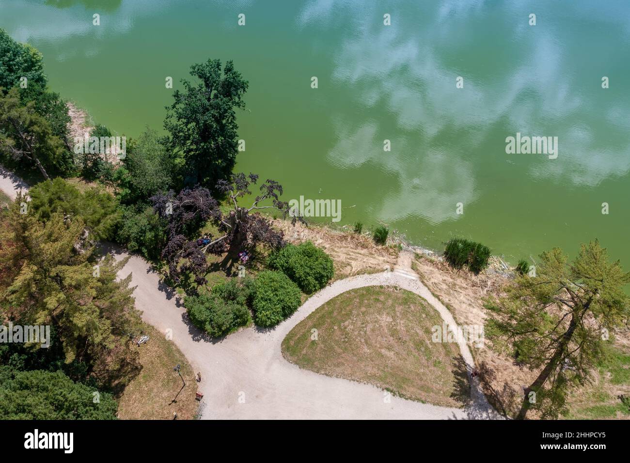 Lednice-Valtice complex, view from Minaret-observation tower for path ...