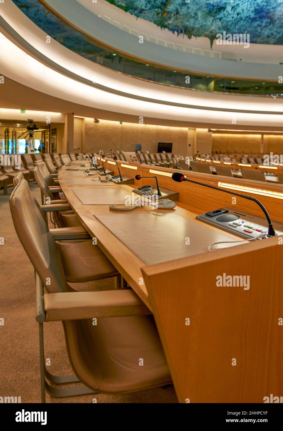 Visiting the official headquarters of the UN organization. Geneva ...