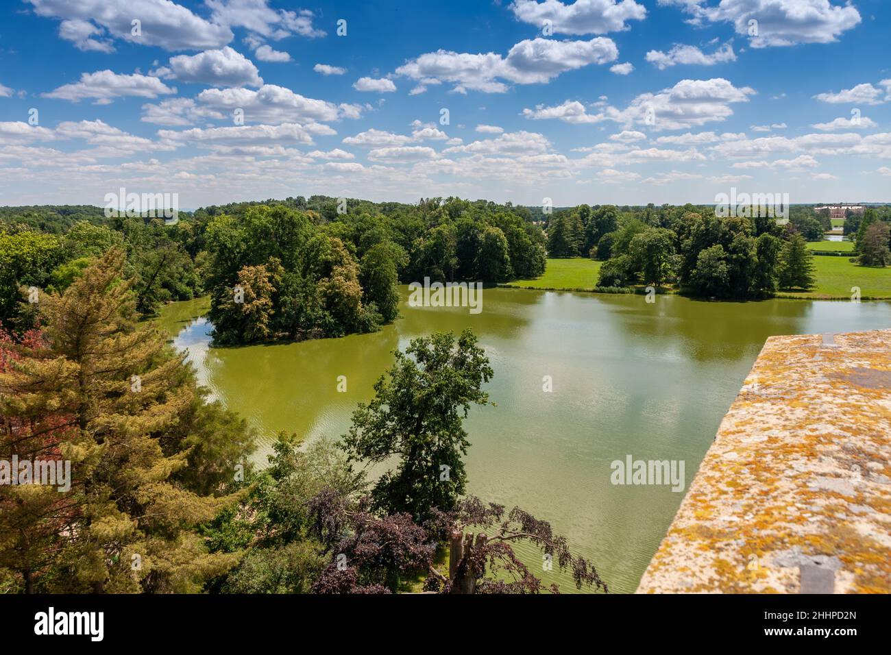 Lednice-Valtice complex, view from Minaret-observation tower for castle ...