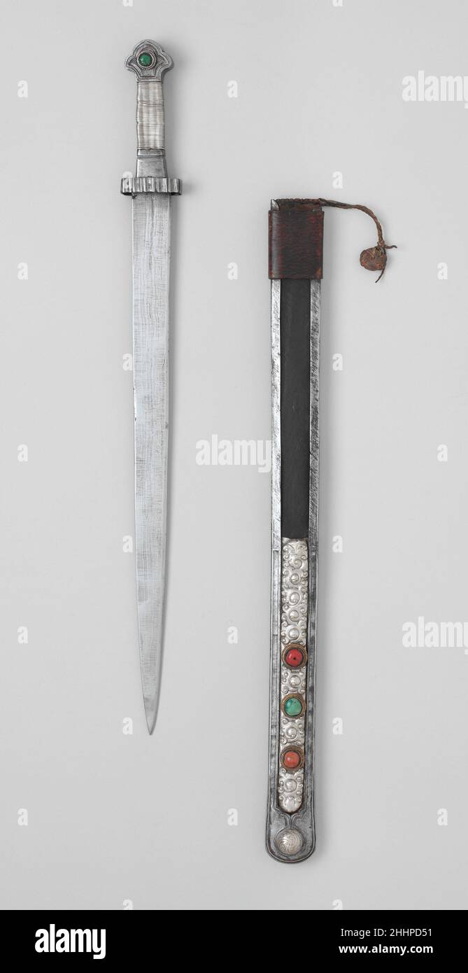 Short Sword and Scabbard 18th–19th century Tibetan. Short Sword and ...