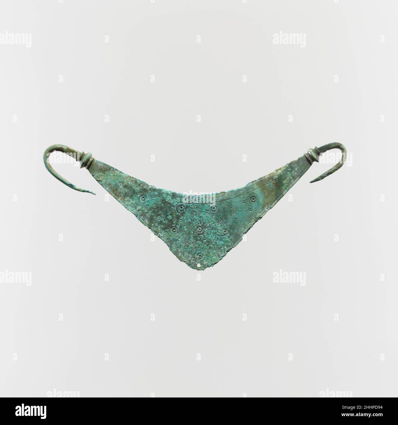 Bronze belt clasp 7th century B.C. Greek This type of object is ...