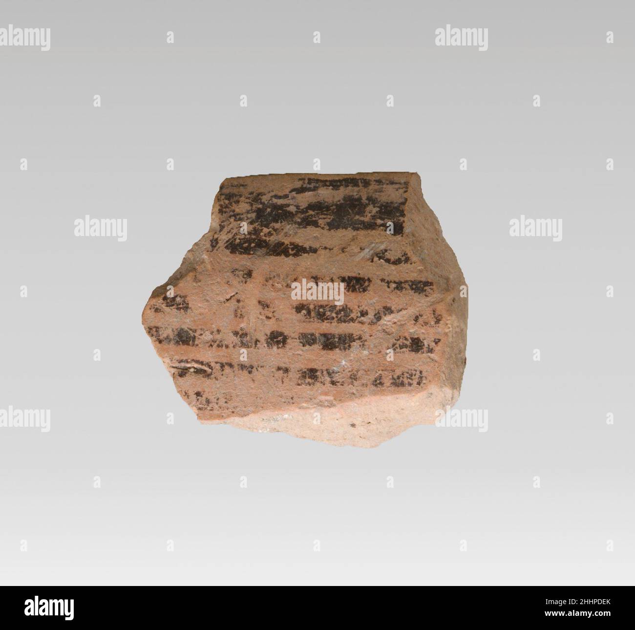 Vase fragment ca. 4000–3000 B.C. Neolithic, Thessaly Black lines on ...