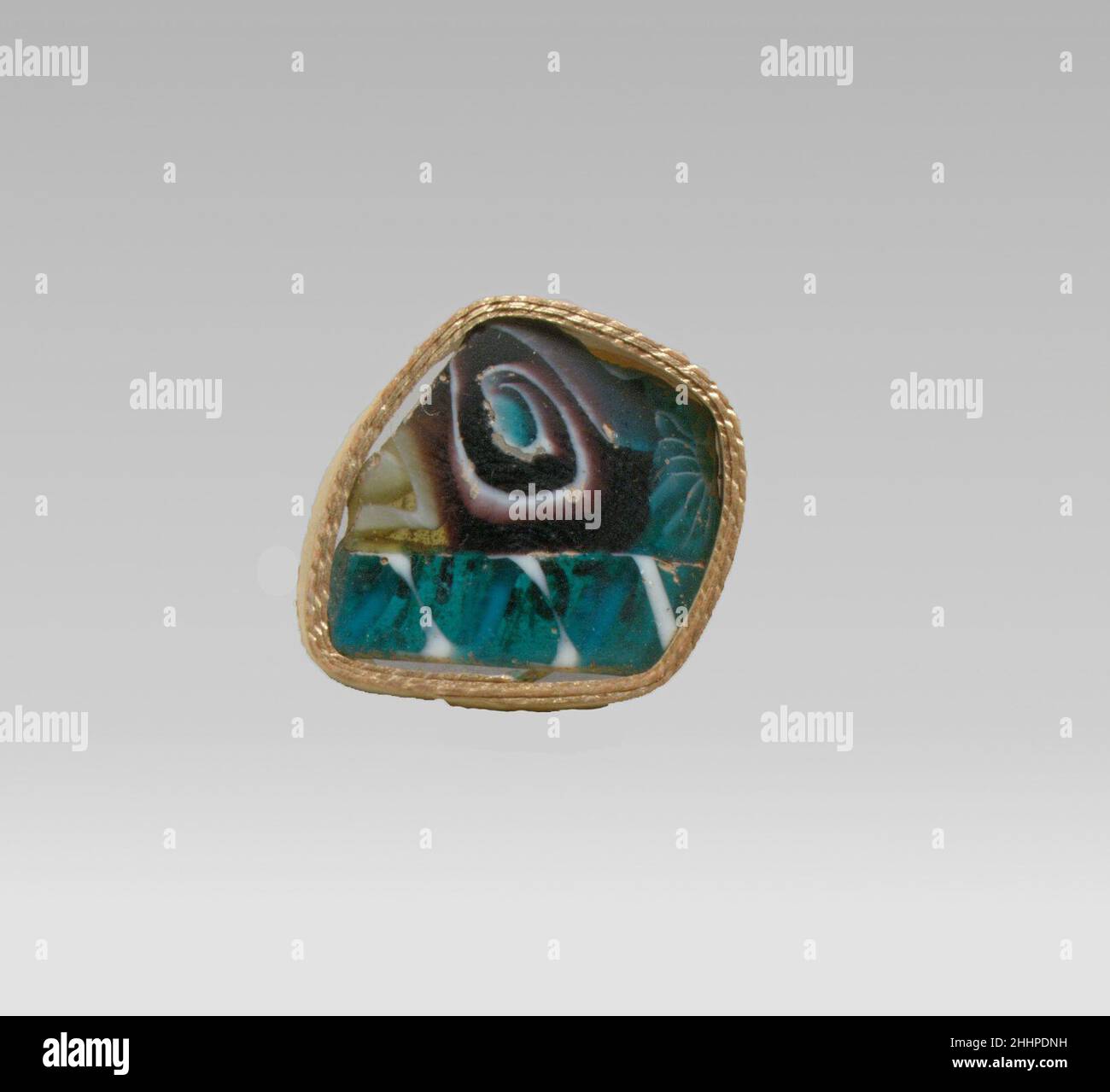 Glass mosaic bowl fragment 2nd–mid-1st century B.C. Greek, Eastern ...