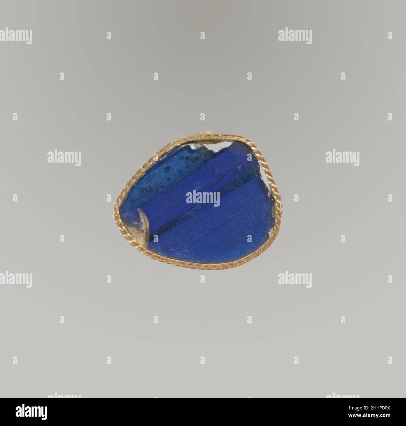 Glass monochrome inlay fragment 1st half of 1st century A.D. Roman ...