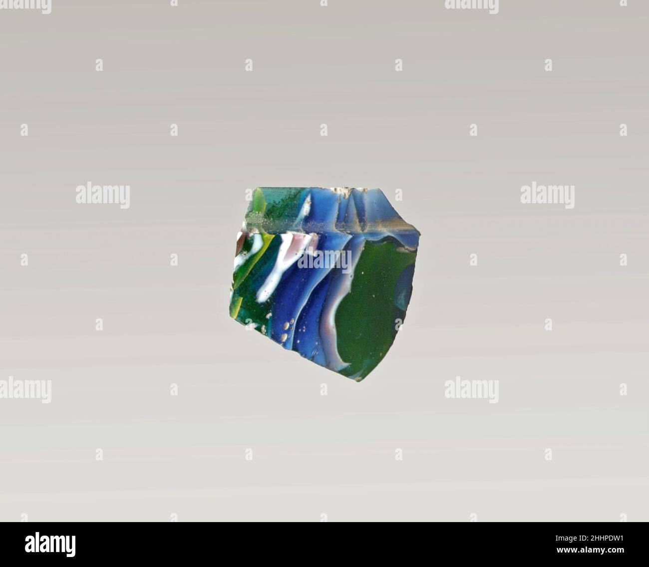 Glass mosaic box (pyxis) fragment late 1st century B.C.–early 1st ...