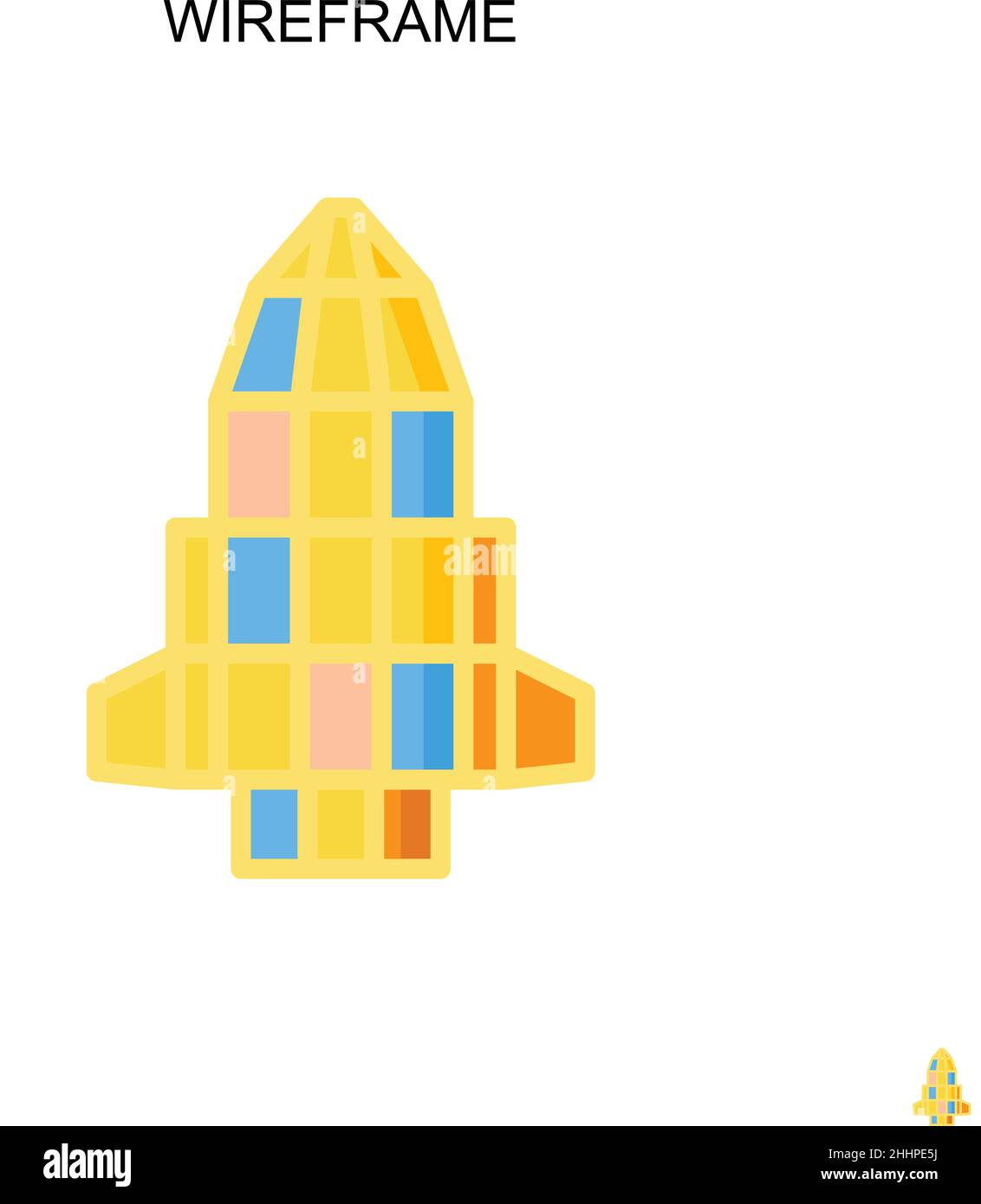 Responsive design wireframe on Cut Out Stock Images & Pictures - Alamy