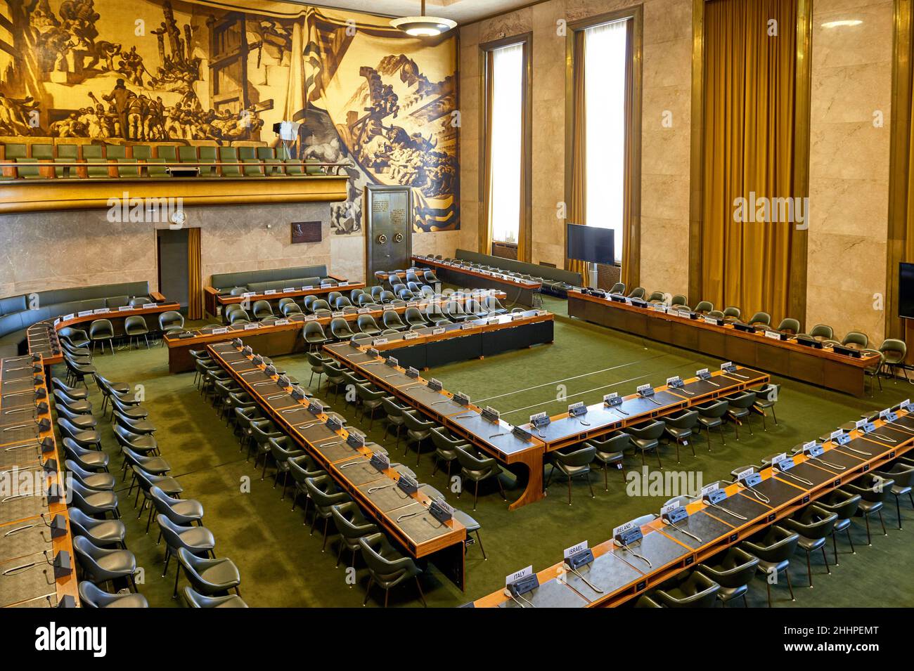 Visiting the official headquarters of the UN organization. Geneva ...