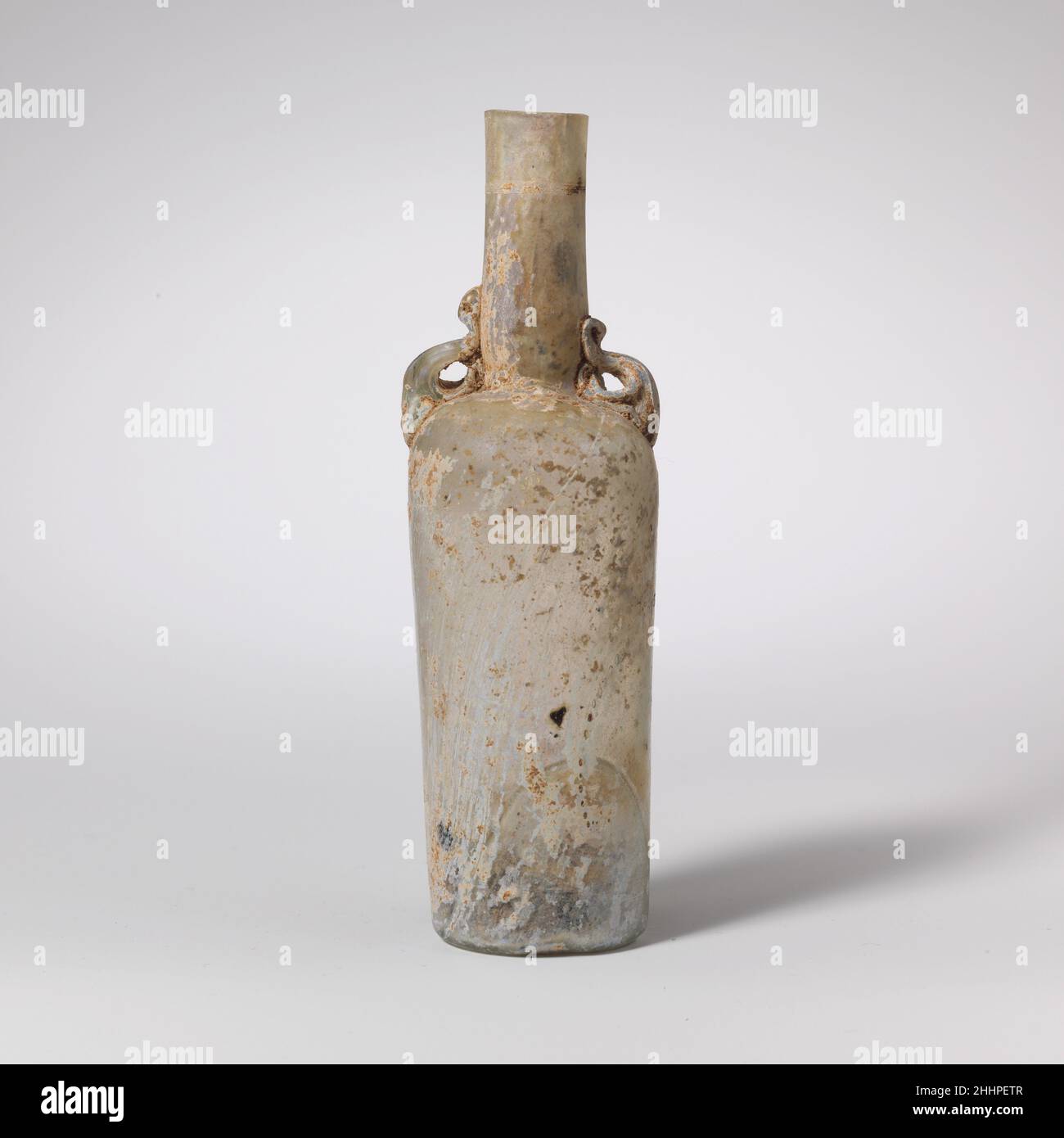 Glass bottle with dolphin handles late 3rd–early 4th century A.D. Roman ...