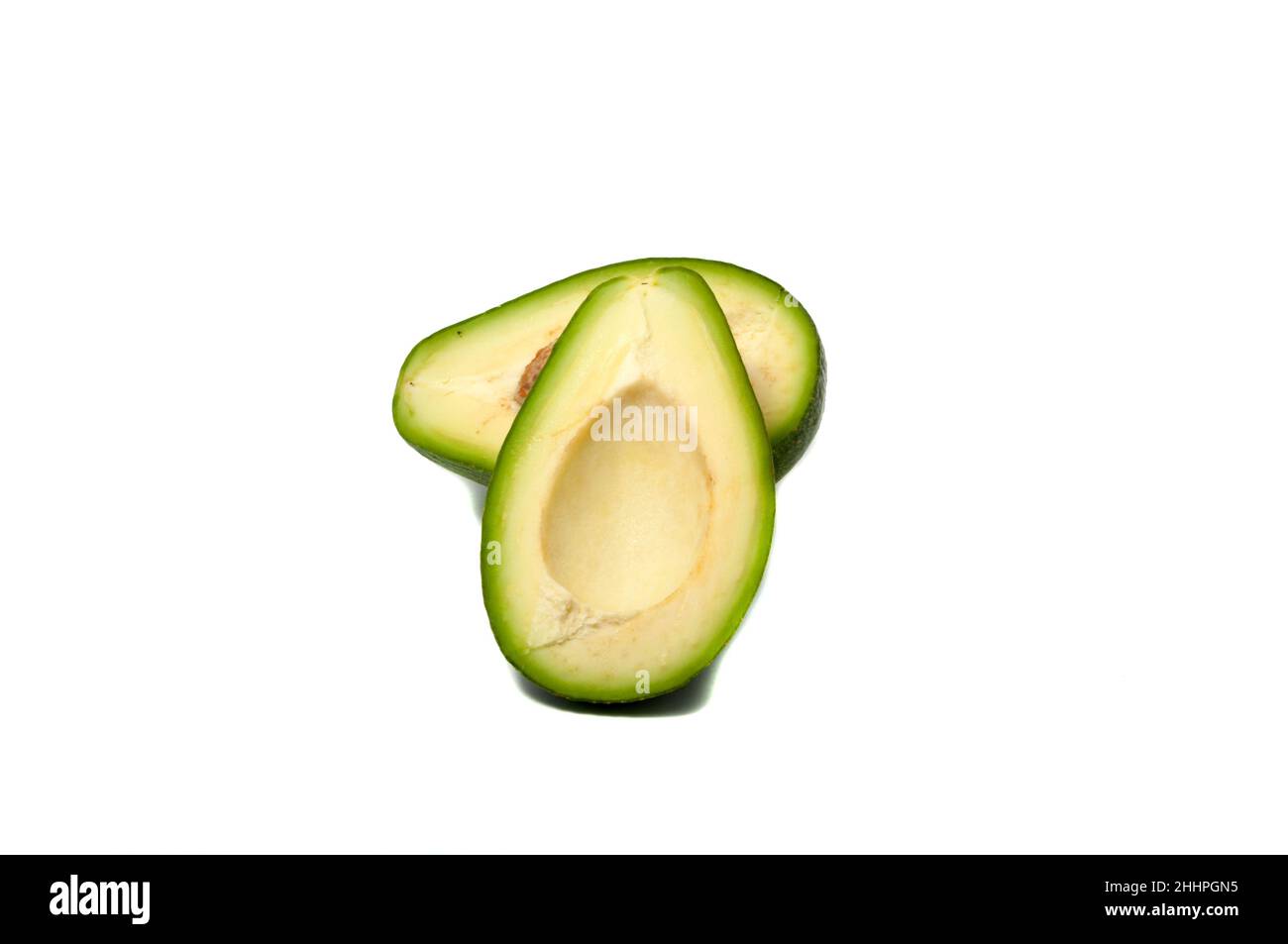 Avocado green fruit exotic isolated in the white Stock Photo - Alamy