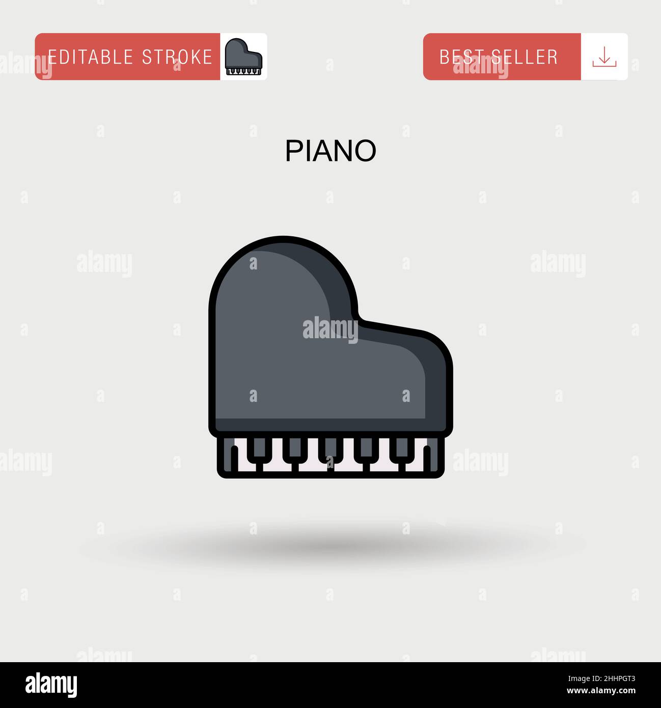 Piano keyboard octave Stock Vector Images - Alamy