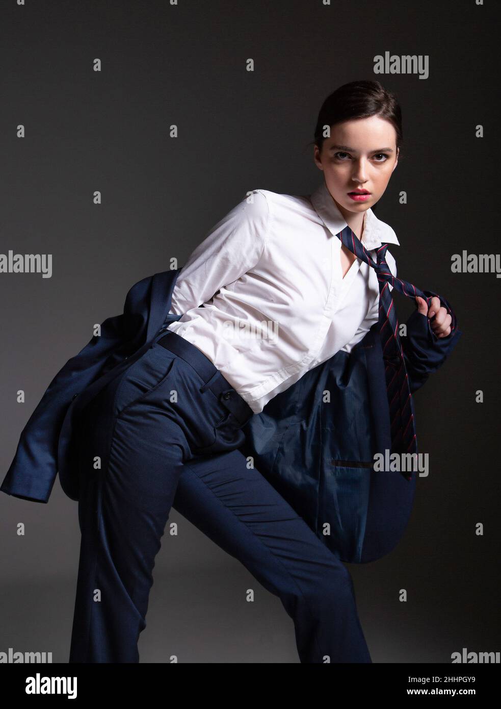 Charcoal Grey European Cut Suit