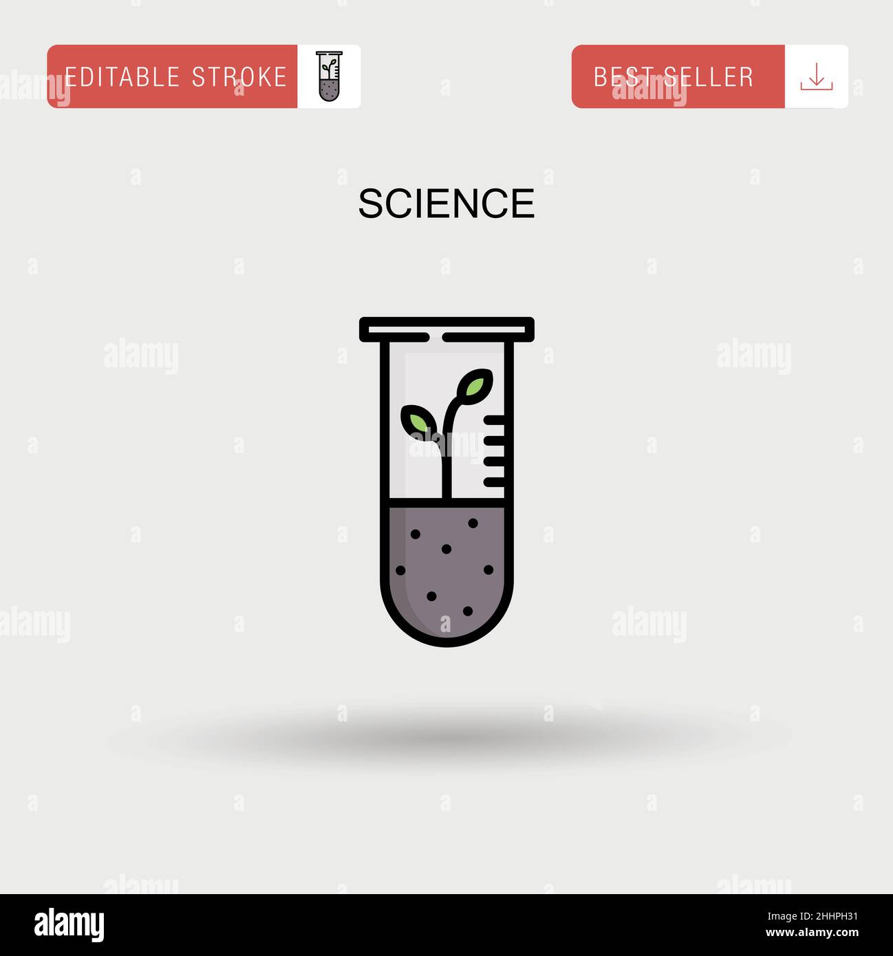 Science Simple vector icon Stock Vector Image & Art - Alamy