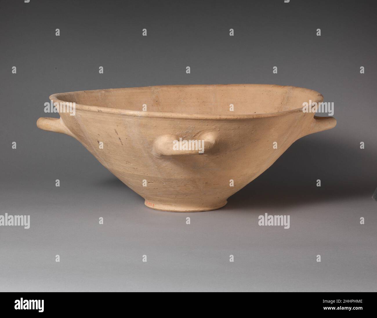Terracotta basin with four handles ca. 1400–1190 B.C. Mycenaean Course ...