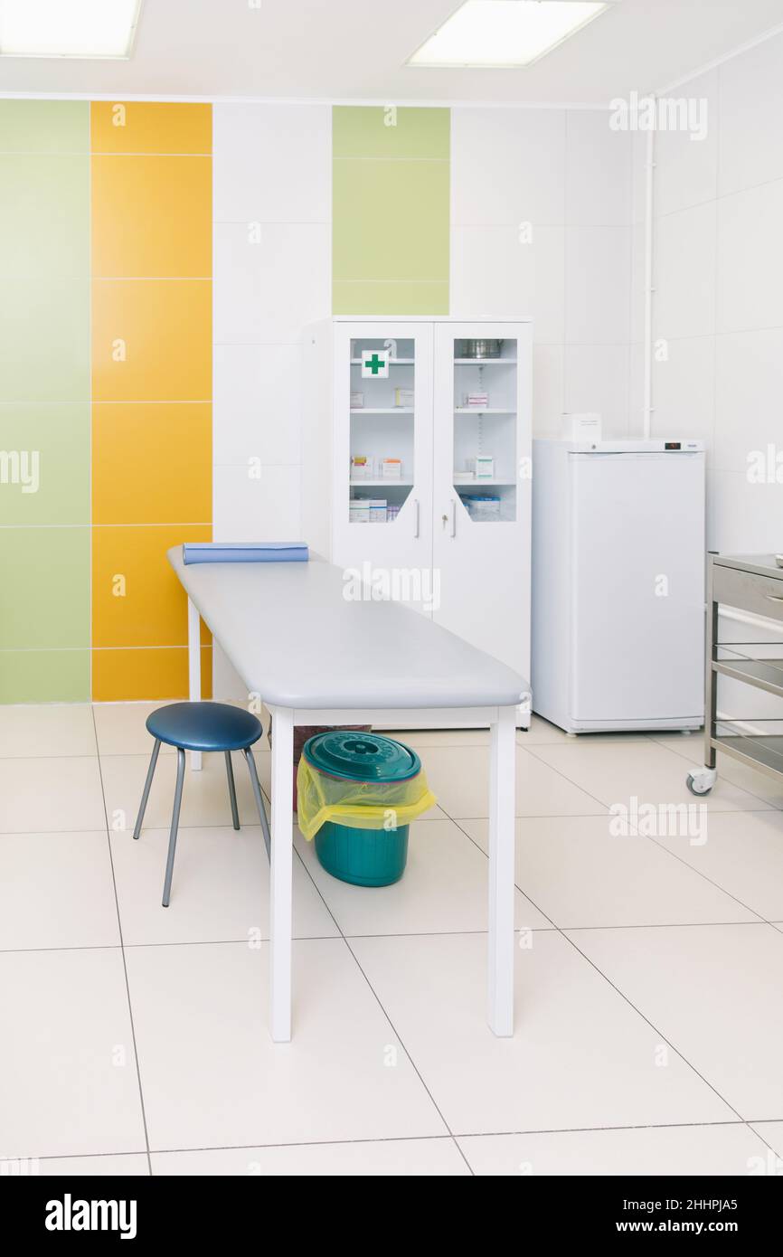 Hospital diagnostic room. Modern medical equipment, preventional ...