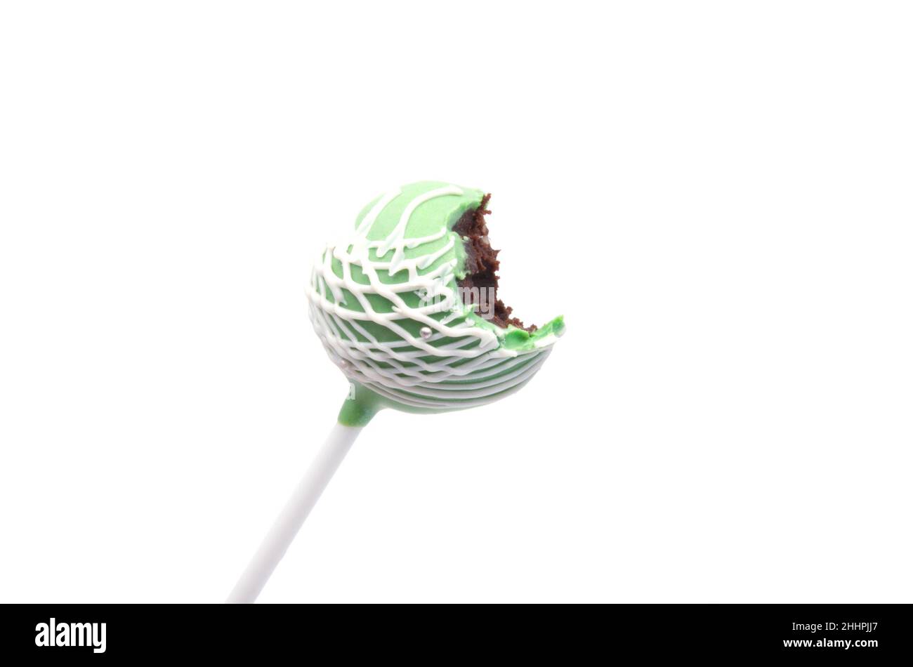 cake-pop color decor on the white isolated Stock Photo - Alamy