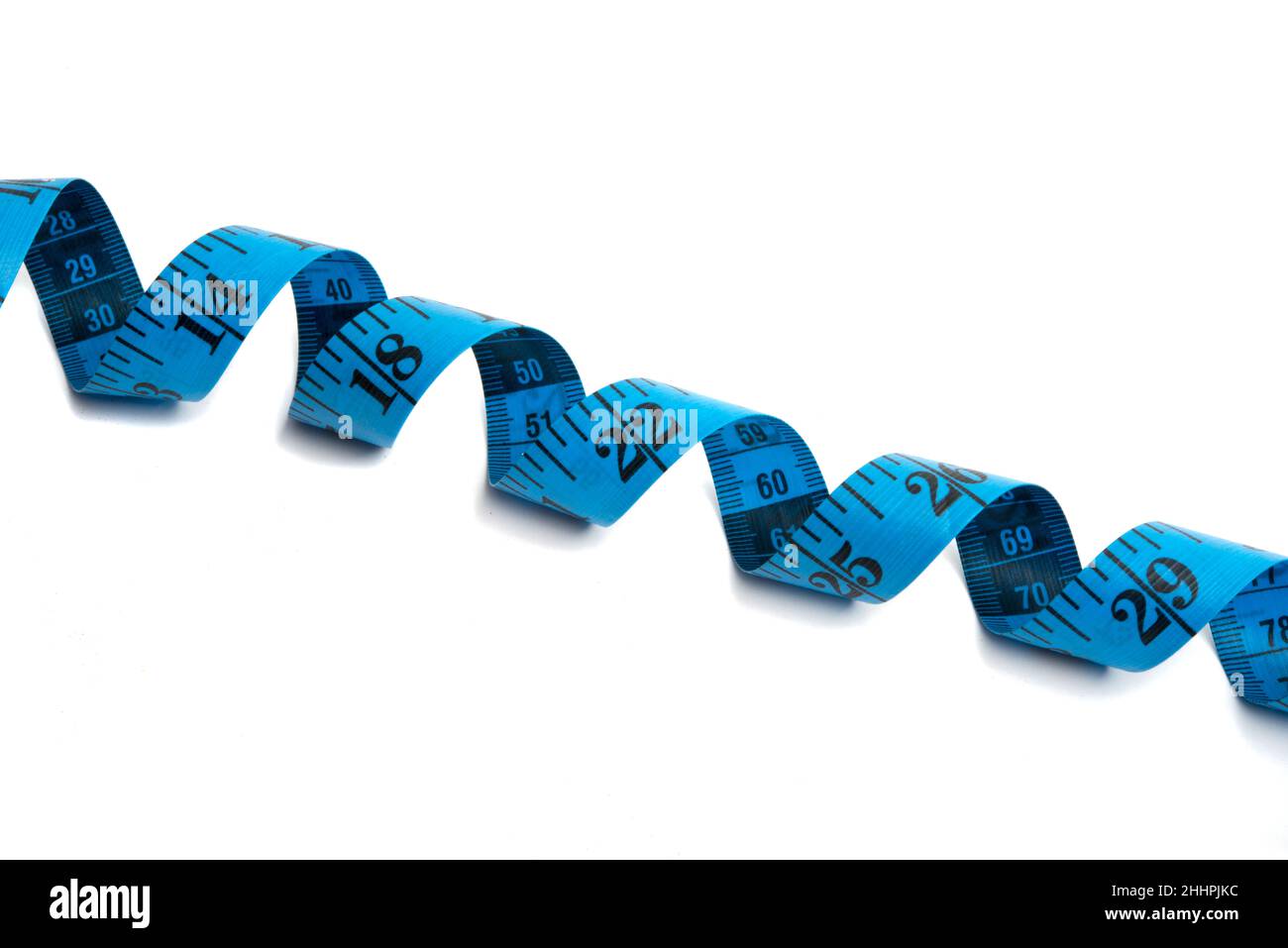 Blue tape measure hi-res stock photography and images - Alamy