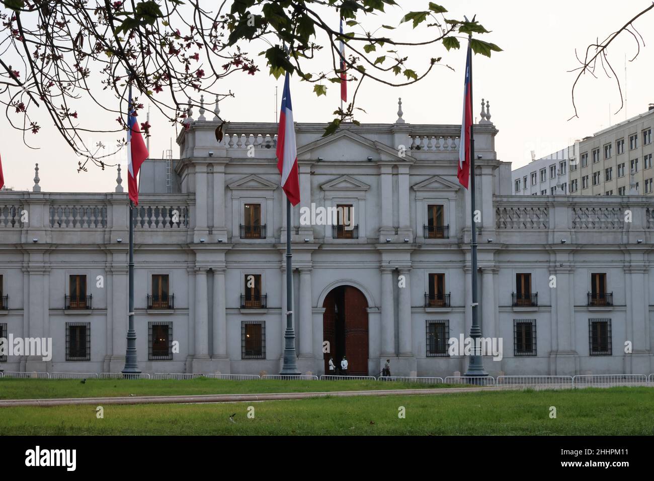 La Moneda Palace in Santiago de Chile, Chile Stock Photo - Alamy