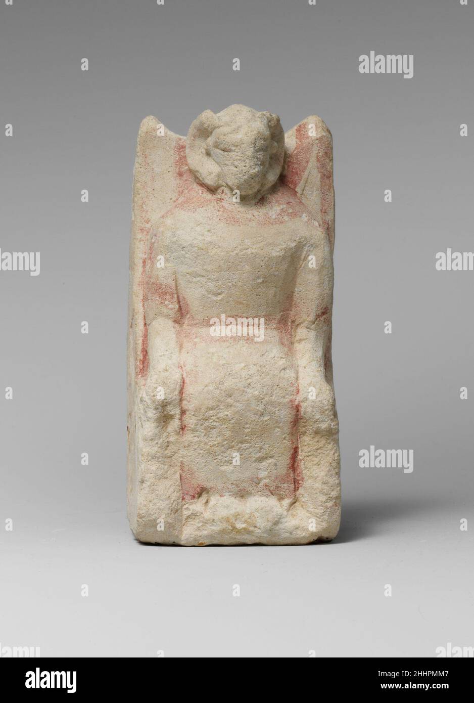 Limestone statuette of Zeus Ammon 2nd quarter of the 6th century B.C ...