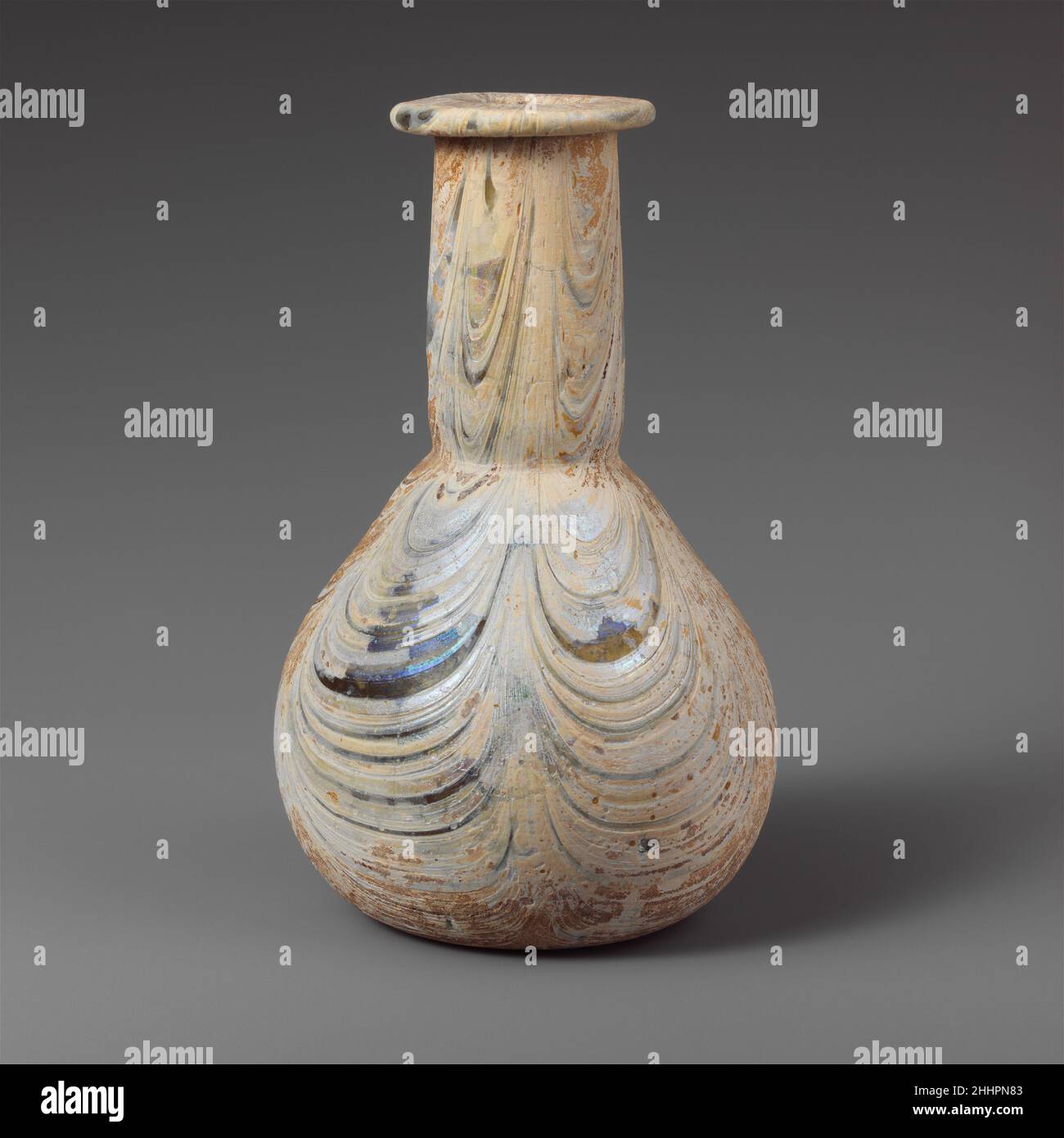 Glass perfume bottle early to mid-1st century A.D. Roman Translucent ...