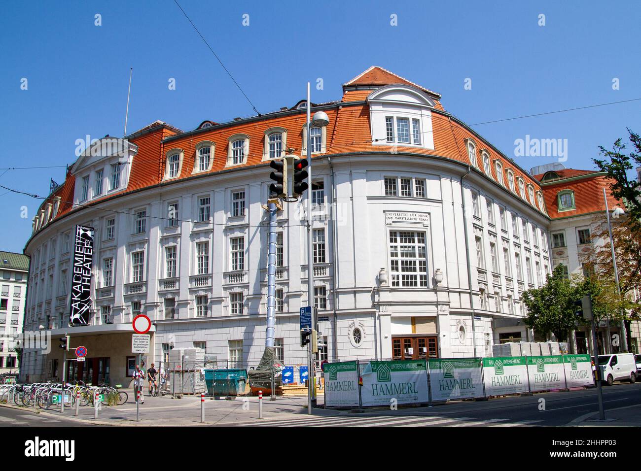 Vienna, Austria, July 23, 2021. The Akademietheater is the smaller of ...