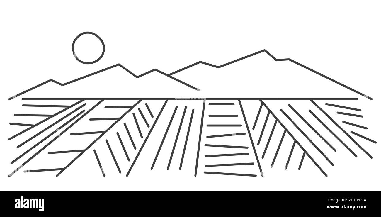 Line sunset Cut Out Stock Images & Pictures - Alamy