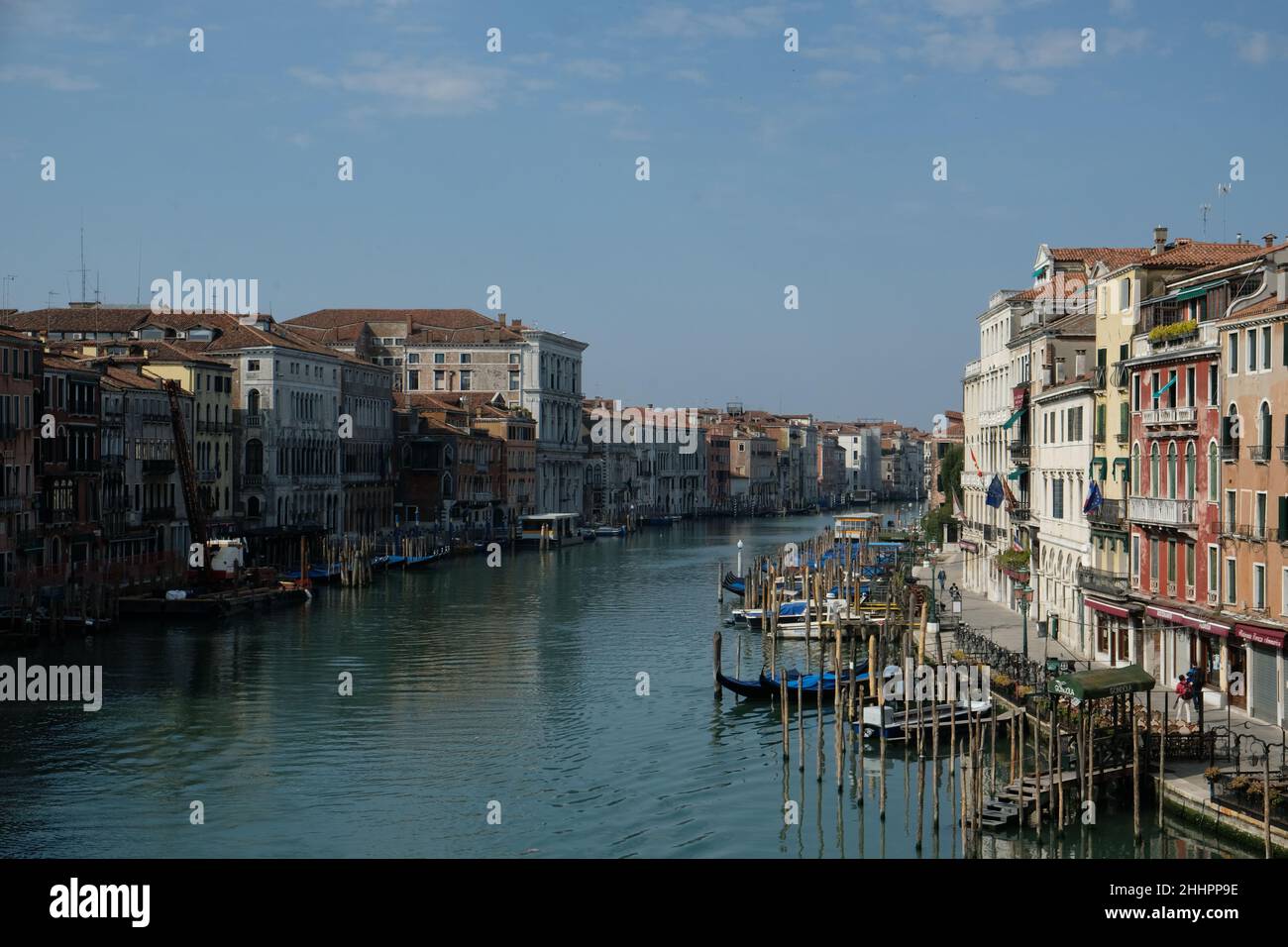A view of Venice during lockdown caused by coronavirus disease Stock ...