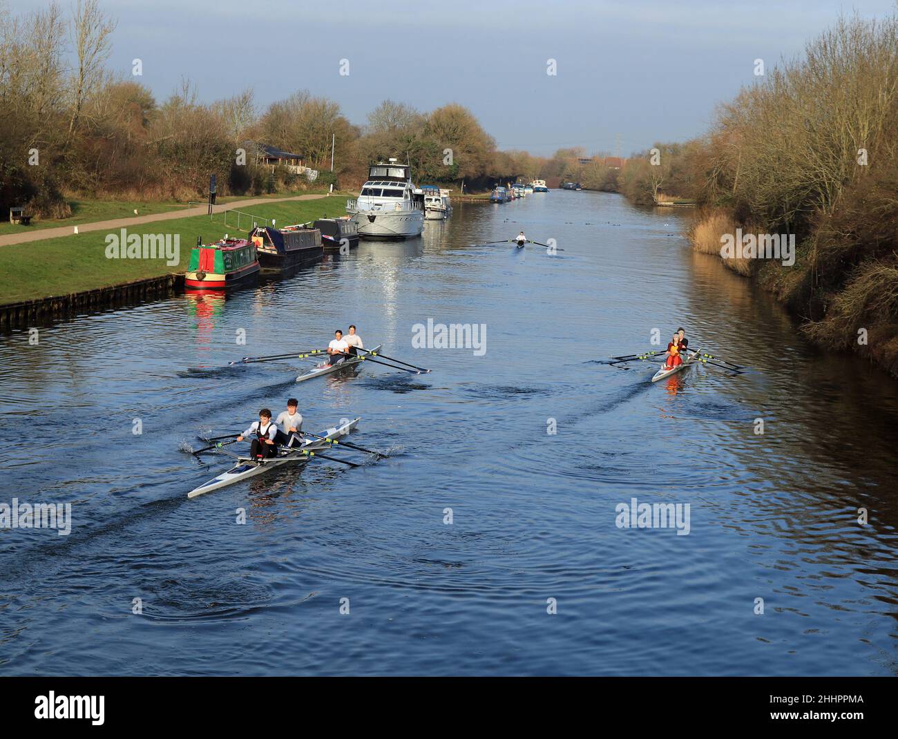 4 row boats in a fleet hi-res stock photography and images - Alamy