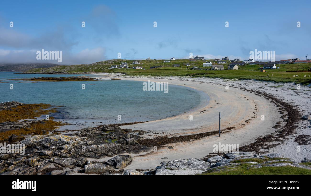 View towards the coastal village of Balla Stock Photo - Alamy