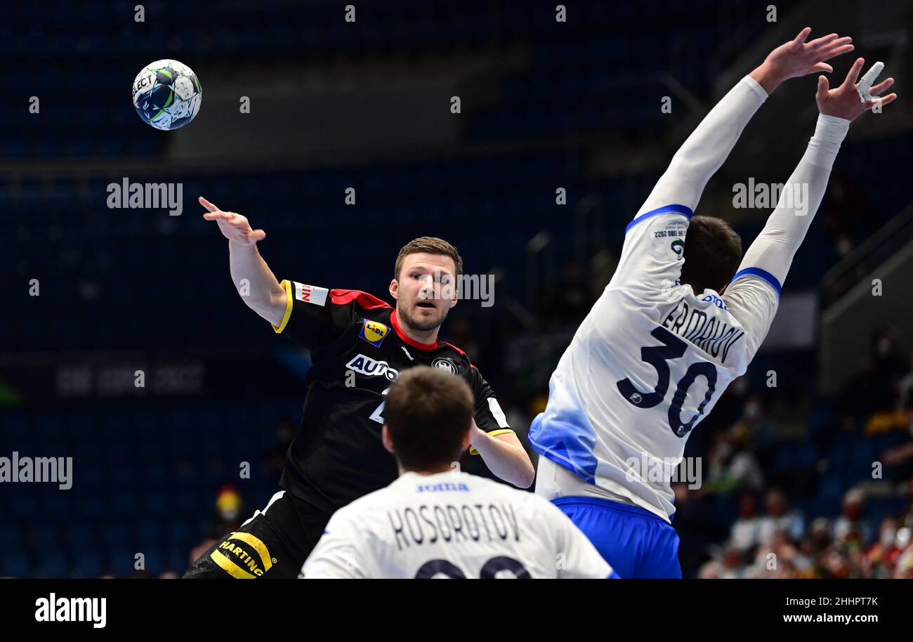 Bratislava, Slovakia. 25th Jan, 2022. Handball, European Championship ...
