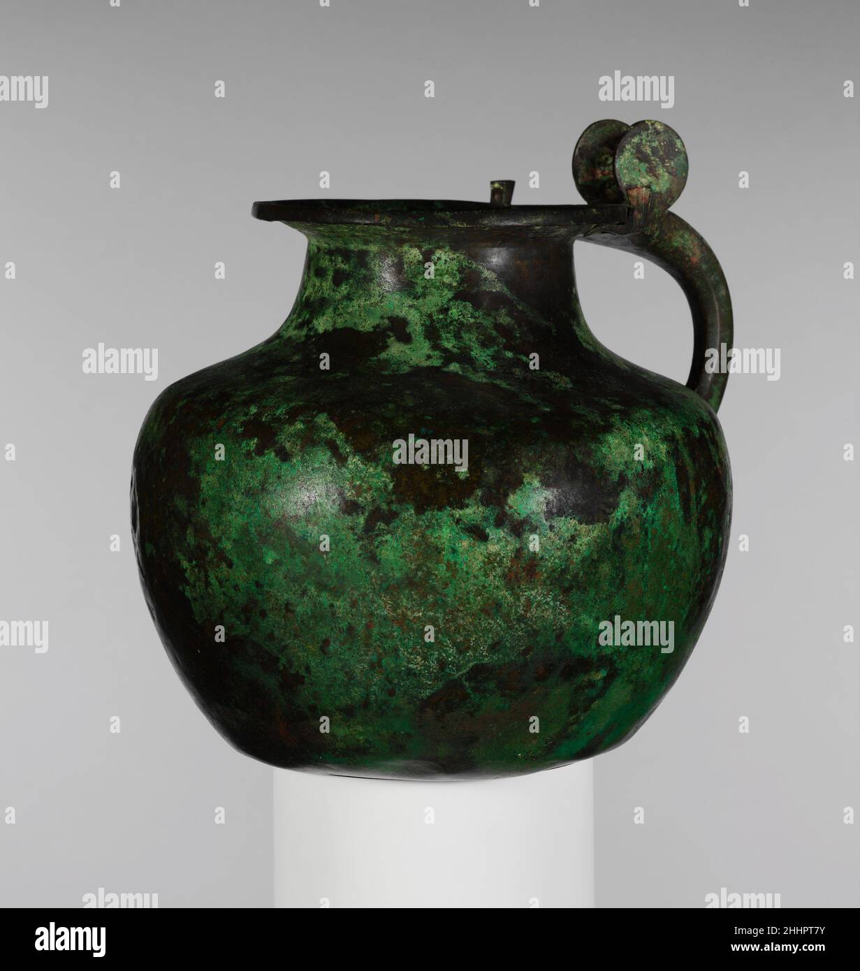 Bronze oinochoe (jug) 4th century B.C. Greek In the long history of the ...