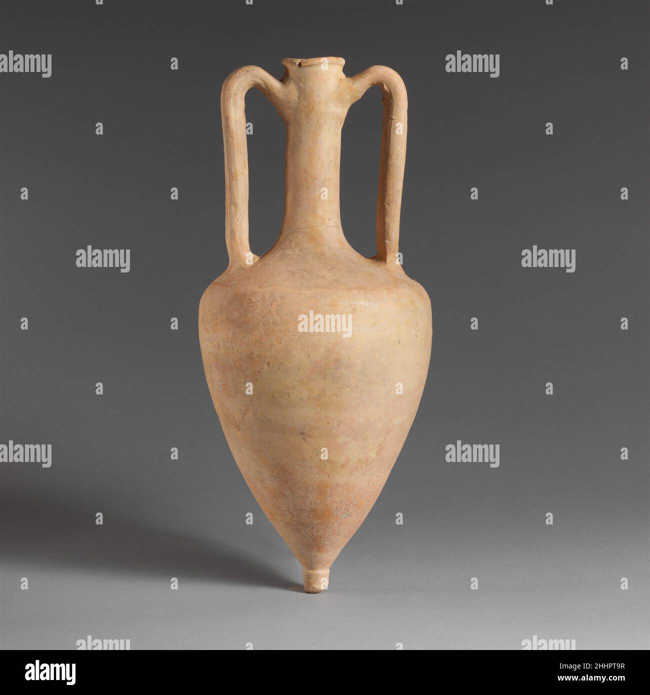 Terracotta amphora 3rd century B.C. Greek Amphora with long neck and ...