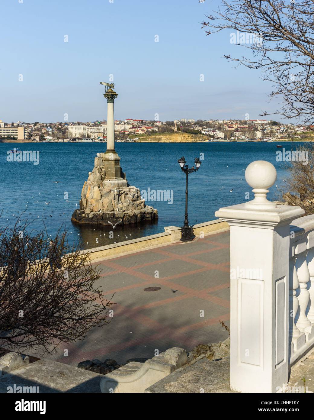 The Monument to the Sunken Ships, dedicated to ships scuttled during ...